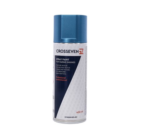 Nanni bleu métallisé aérosol 400 mL- CROSSEVEN | VDM - Reya